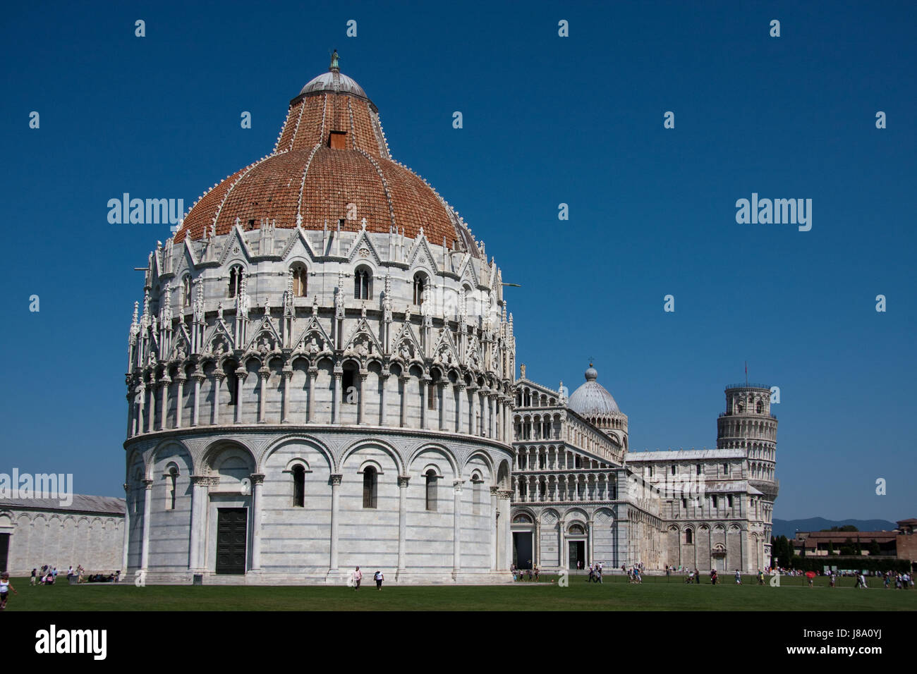 famous buildings in pisa Stock Photo - Alamy