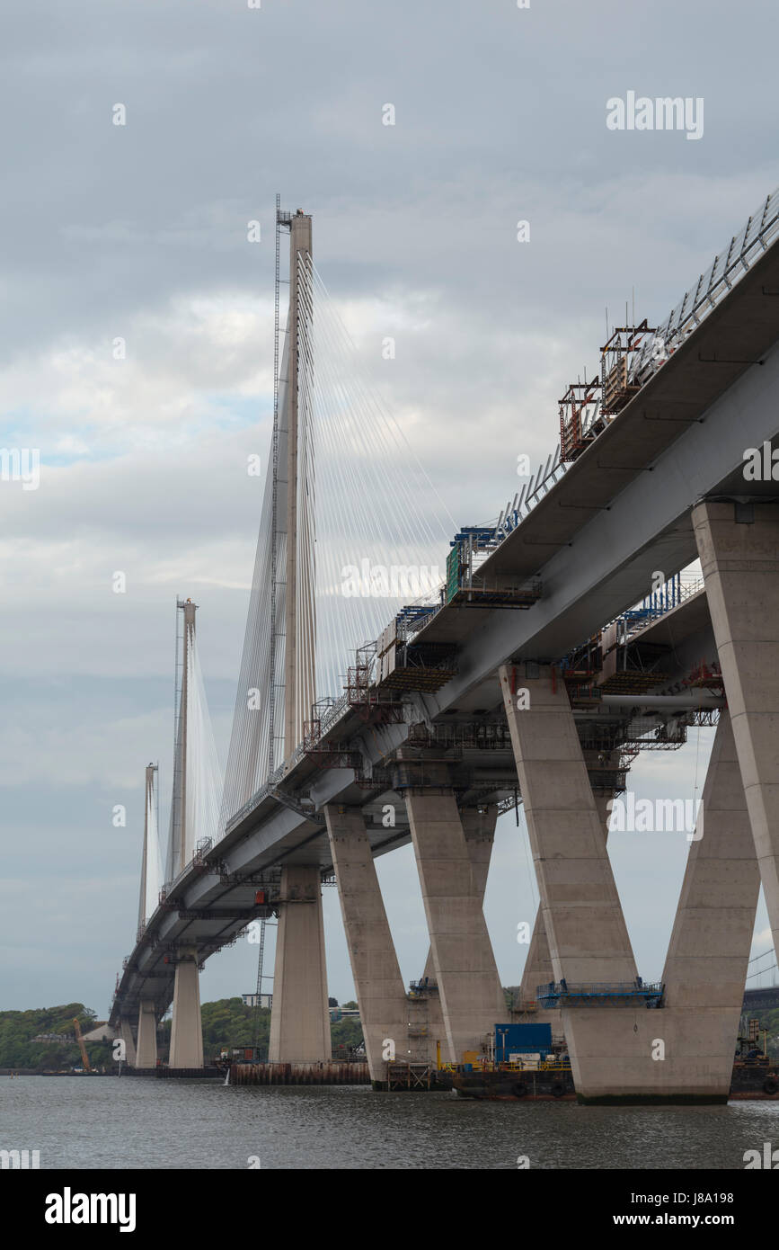 Road deck queensferry crossing hi-res stock photography and images - Alamy