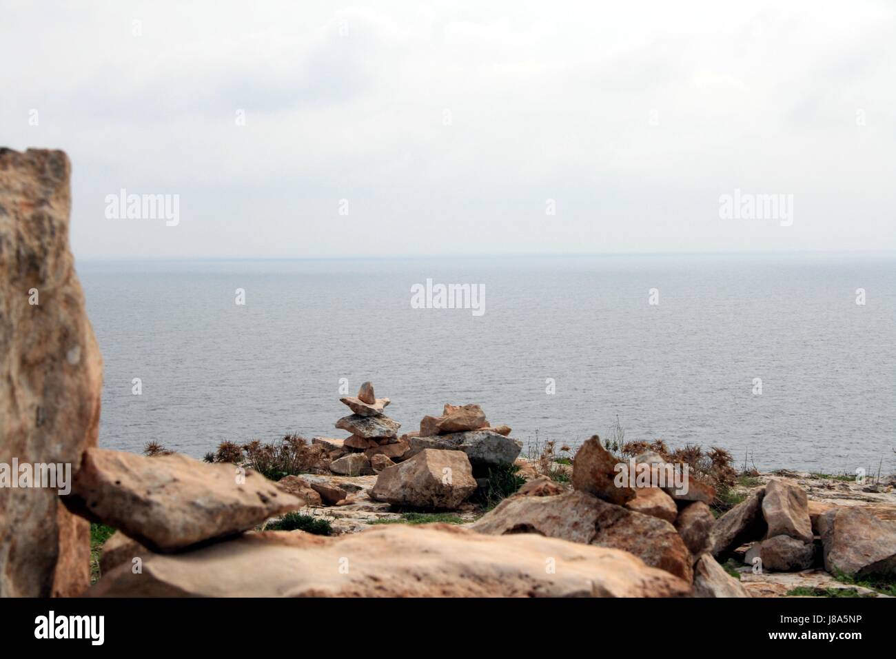 tower, work of art, relaxation, stone, beach, seaside, the beach ...