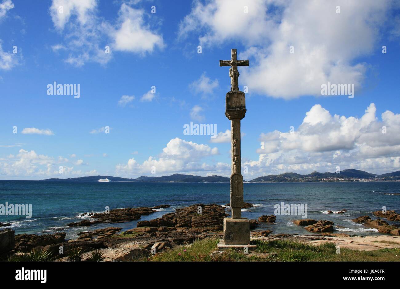 religion, religious, monument, cross, beach, seaside, the beach ...