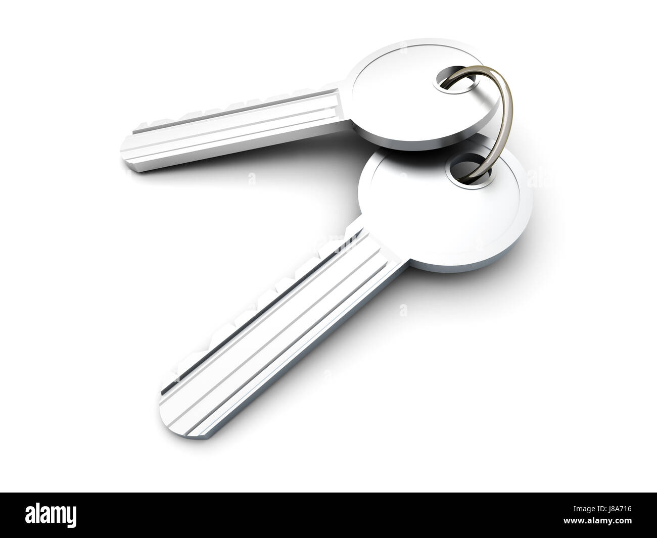 isolated, graphic, illustration, unlock, digital, key, solution, cut ...