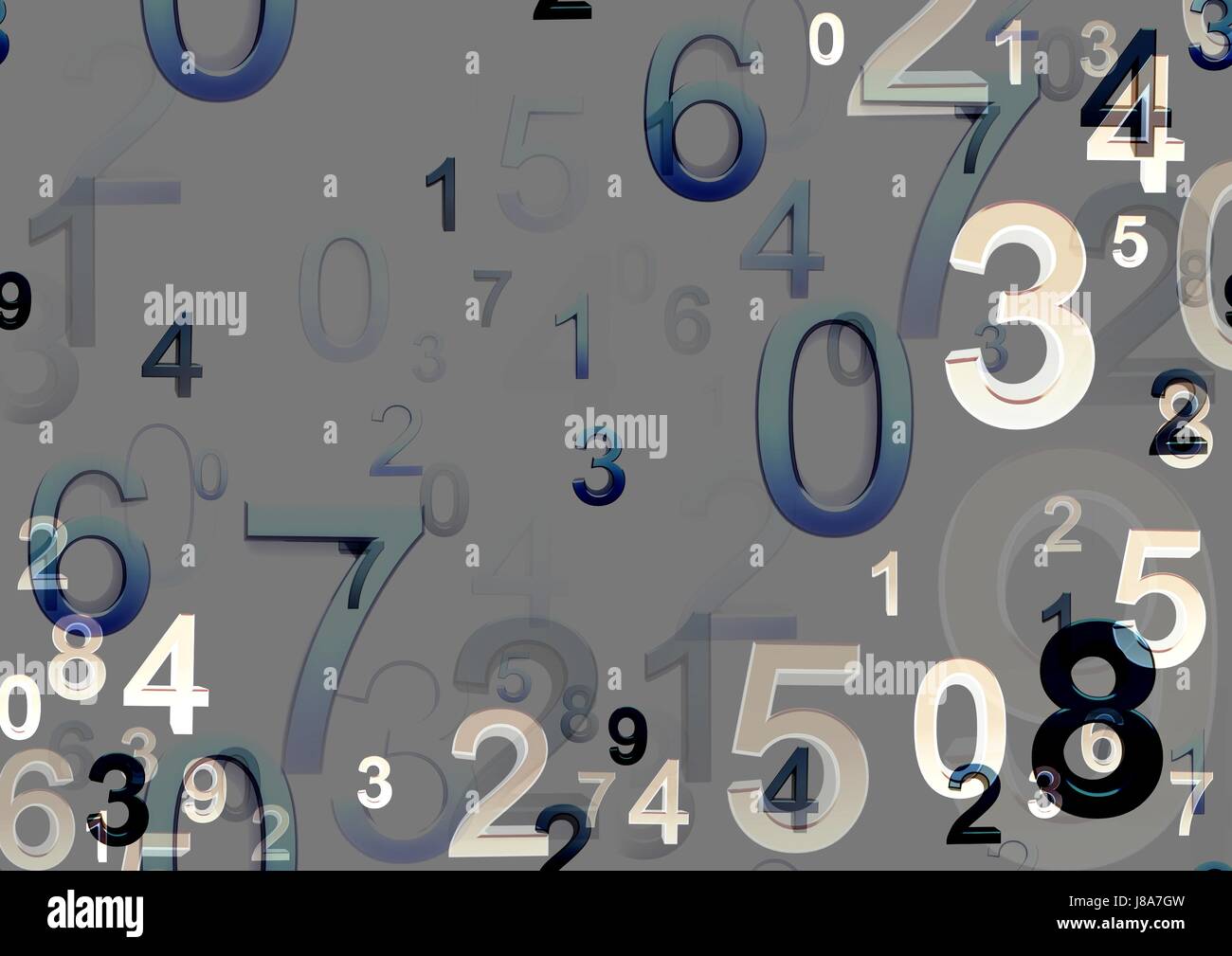 Graphic of the numbers 1 to 9 hi-res stock photography and images - Alamy