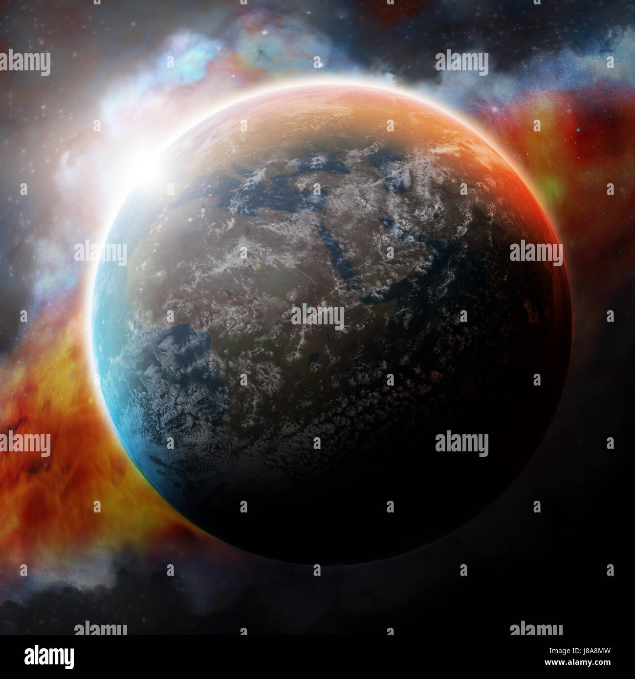 space, globe, planet, earth, world, global, apocalypse, blue, space ...