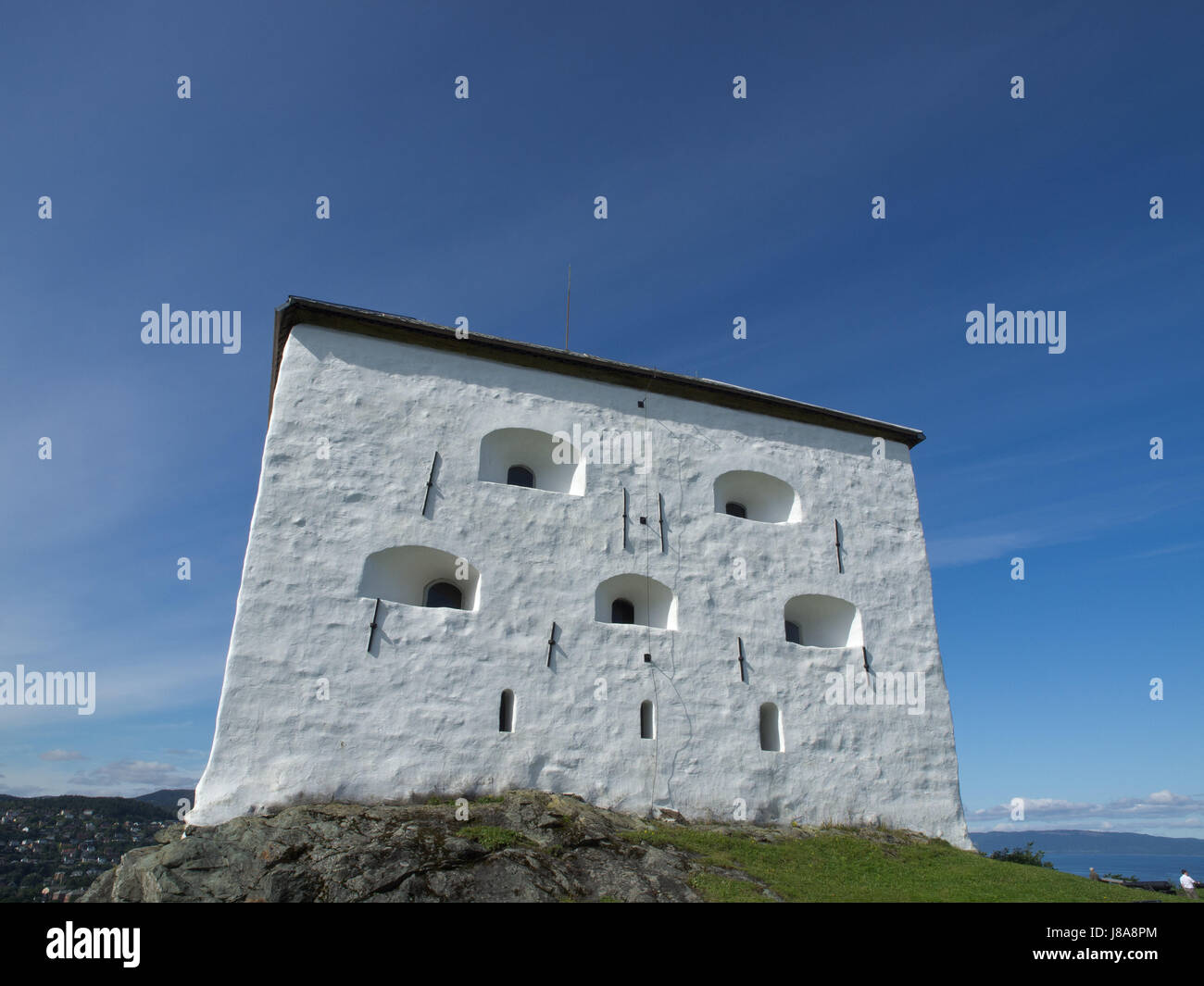 norway, fortress, house, building, fortress, blockhouse, trondheim ...