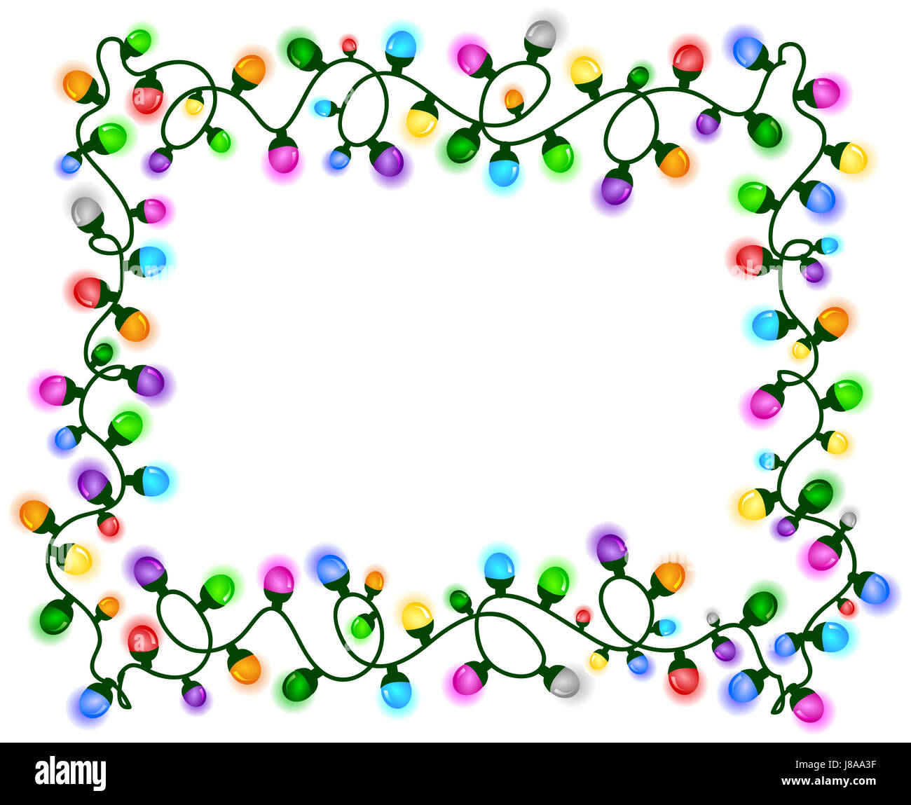 colorful string lights Stock Photo - Alamy