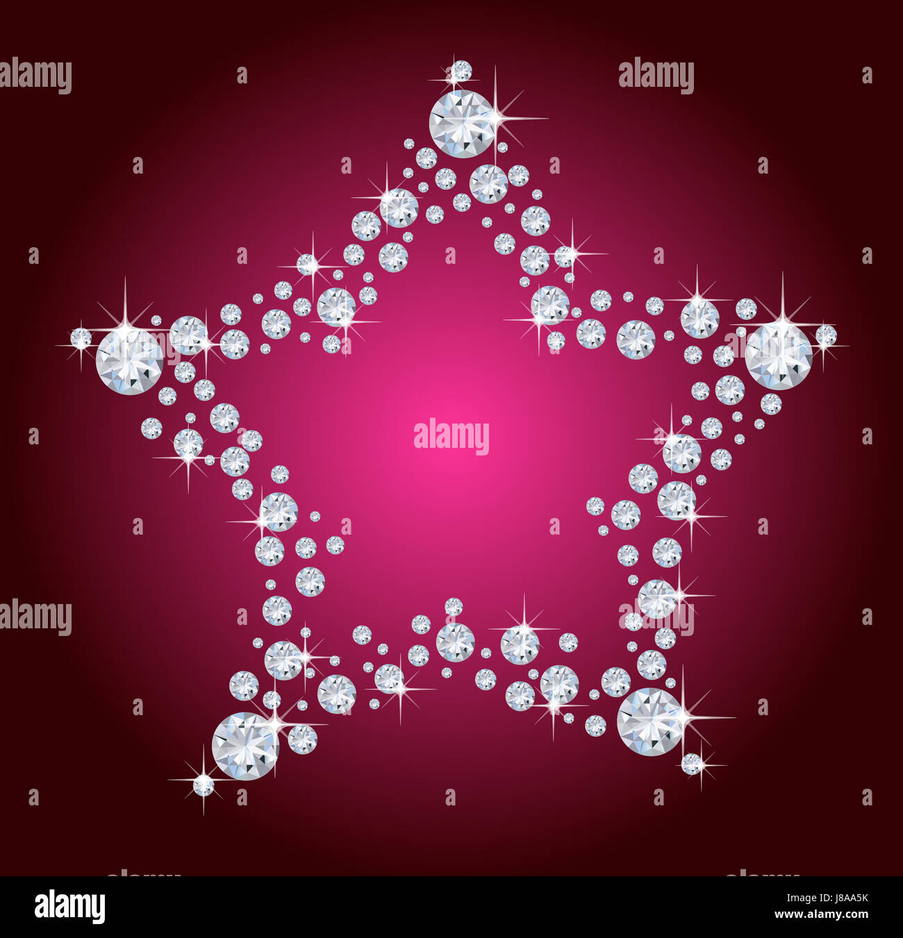 star of diamonds Stock Photo - Alamy