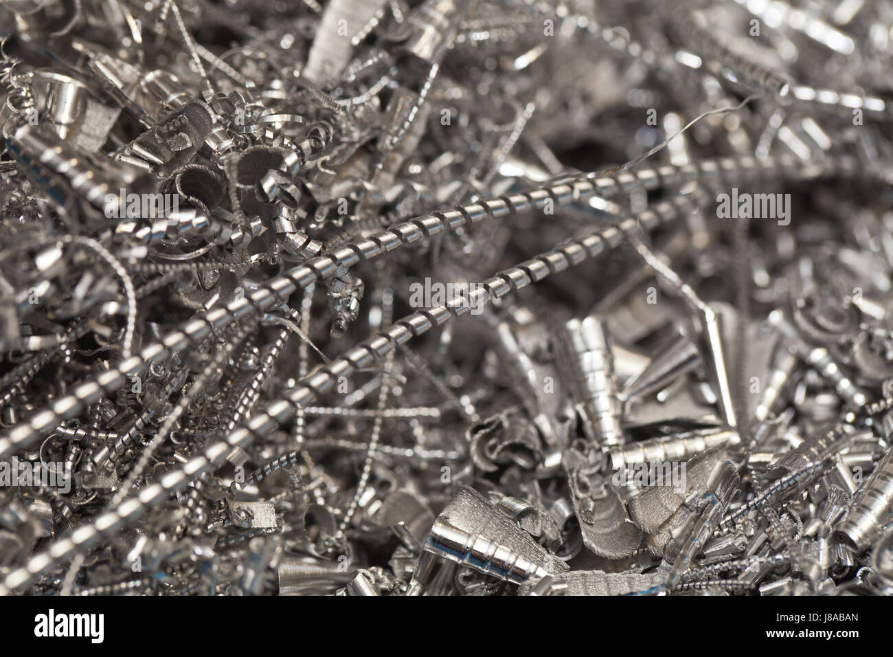 recycling, heap, pile, steel, metal, scrap, lathe, shards, recycling ...