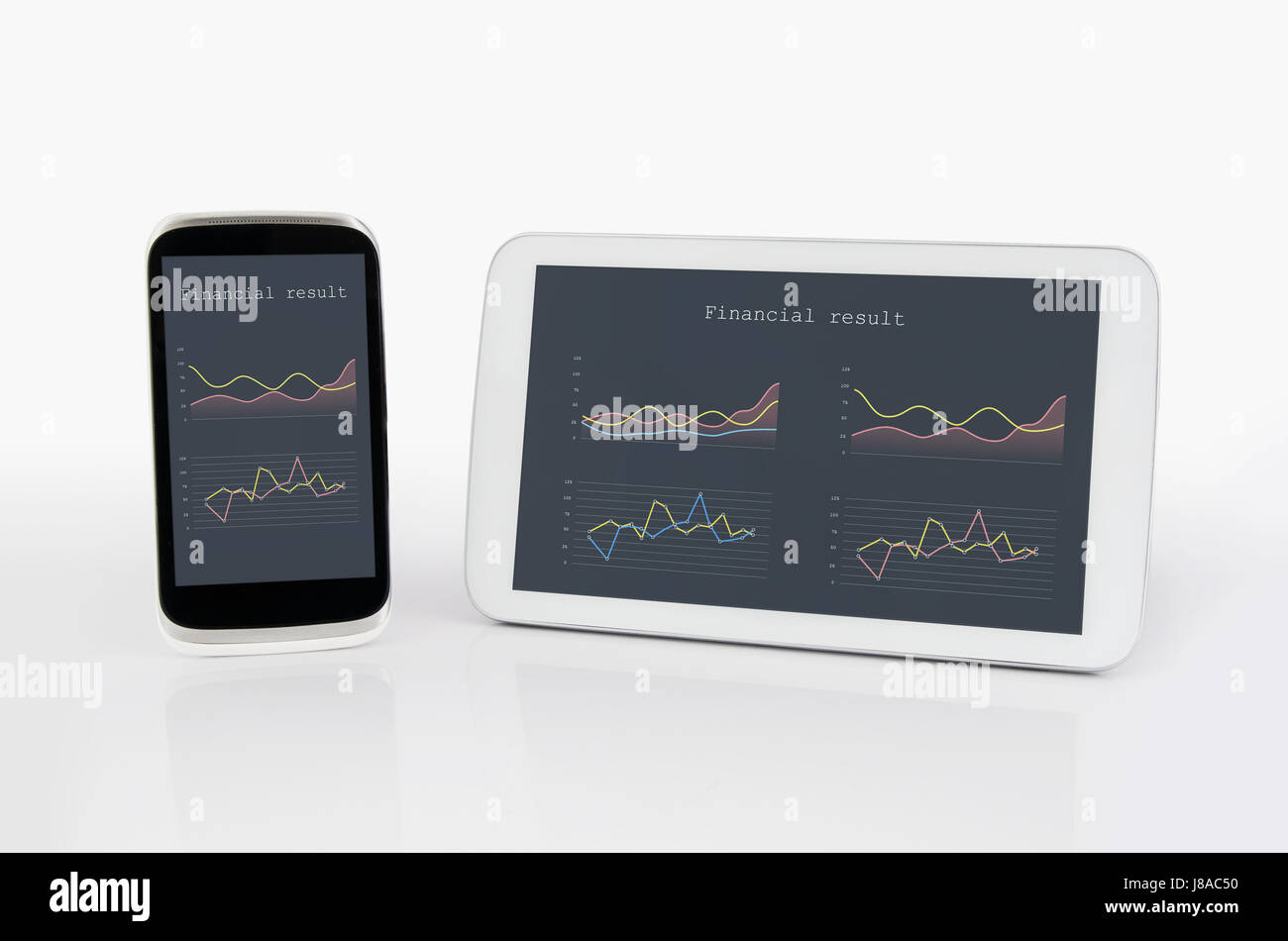 Summary report business application on mobile devices. report ...