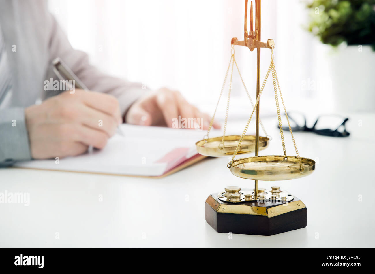 Lawyer working in the office. lawyer law attorney scales office justice ...