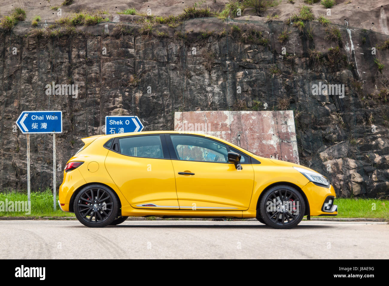 Hong Kong, China May 9, 2017 : Renault CLIO RS 2017 Test Drive May 9 ...