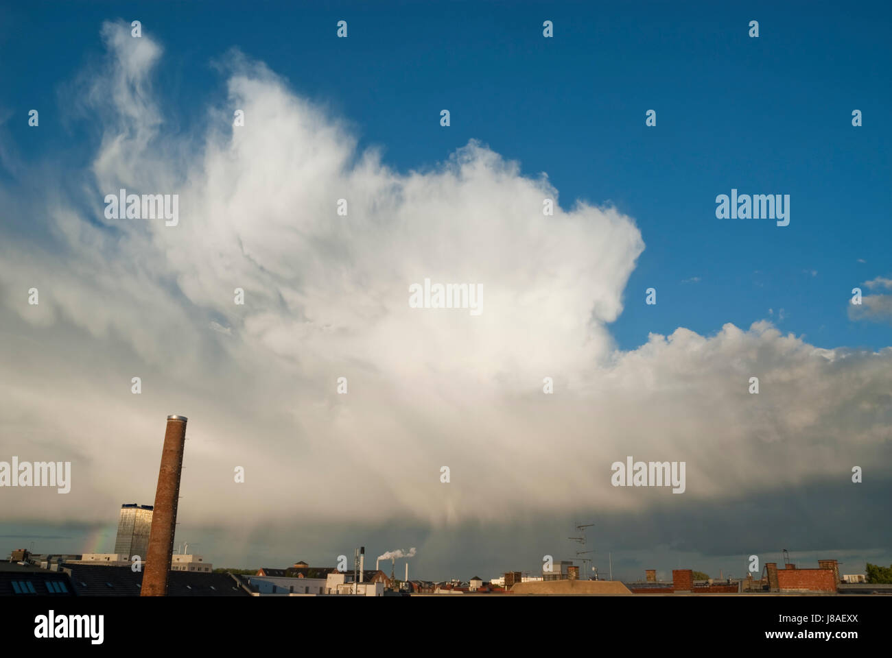 rain front in the east of berlin Stock Photo - Alamy