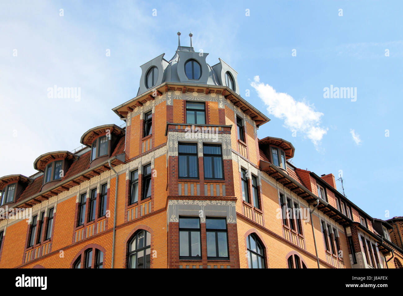 modernised brick gothic Stock Photo - Alamy