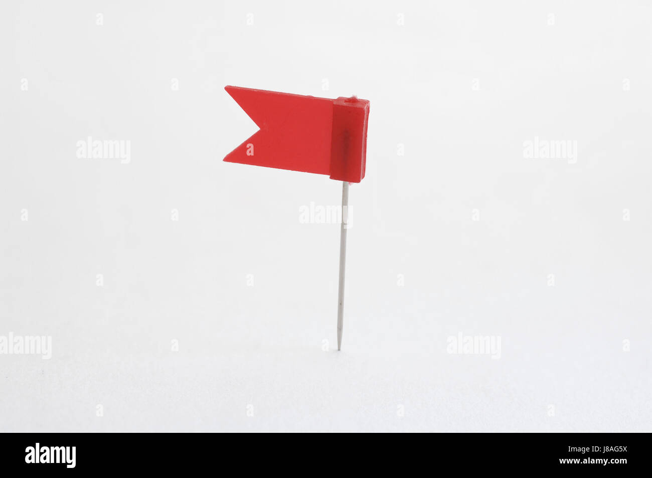 red marker flag Stock Photo - Alamy