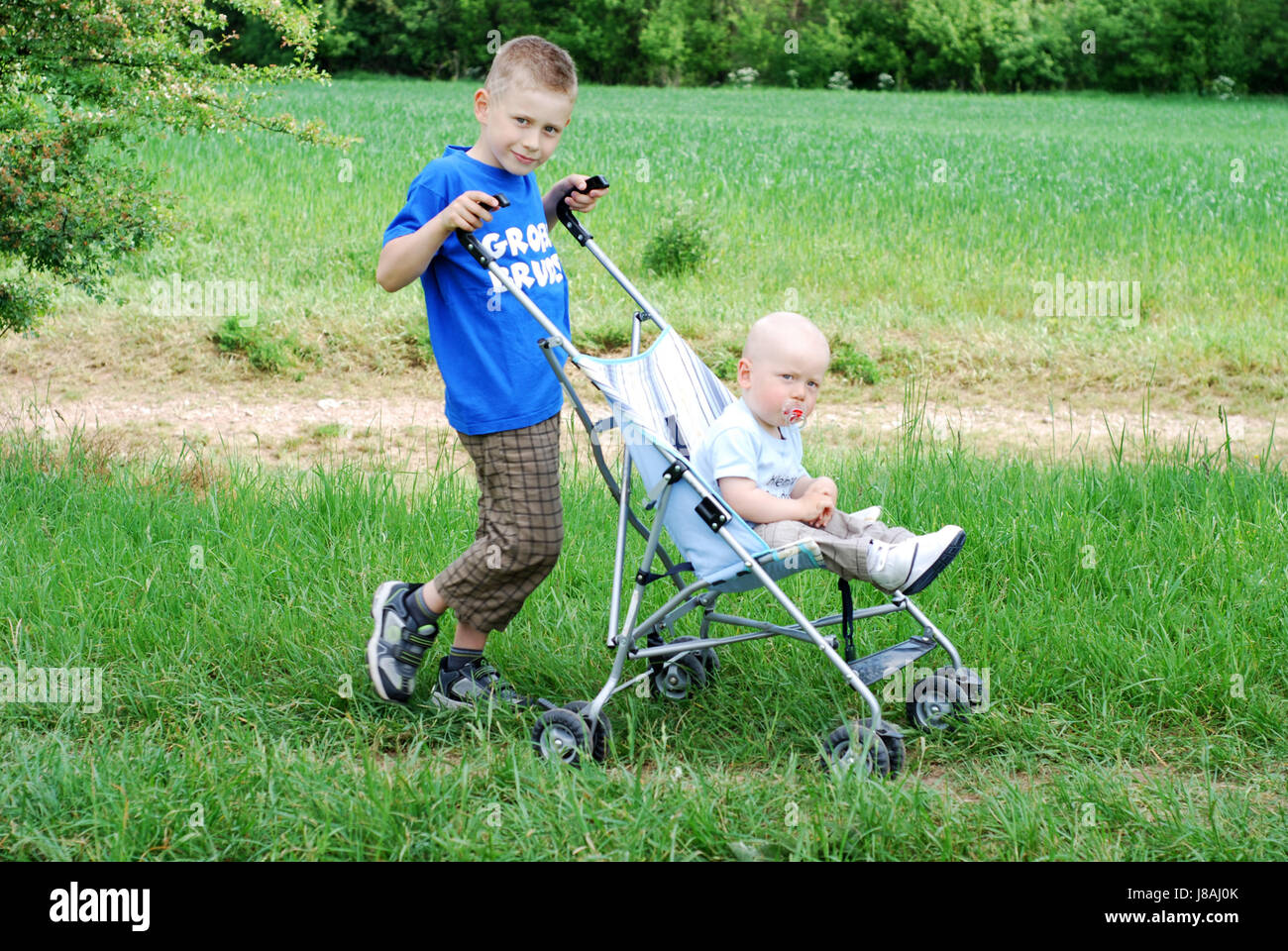 Kids Pushing And Shoving