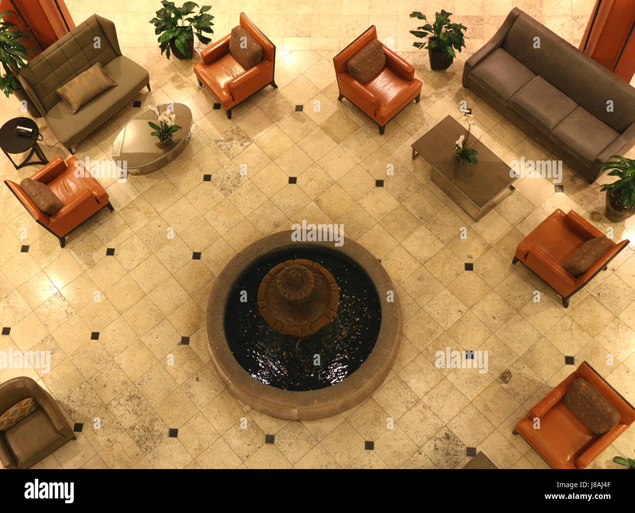 Upscale hotel lobby interior hi-res stock photography and images - Alamy