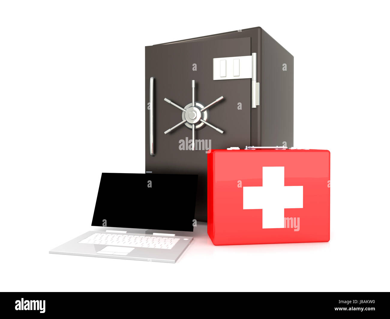 Secure medical information Cut Out Stock Images & Pictures - Alamy
