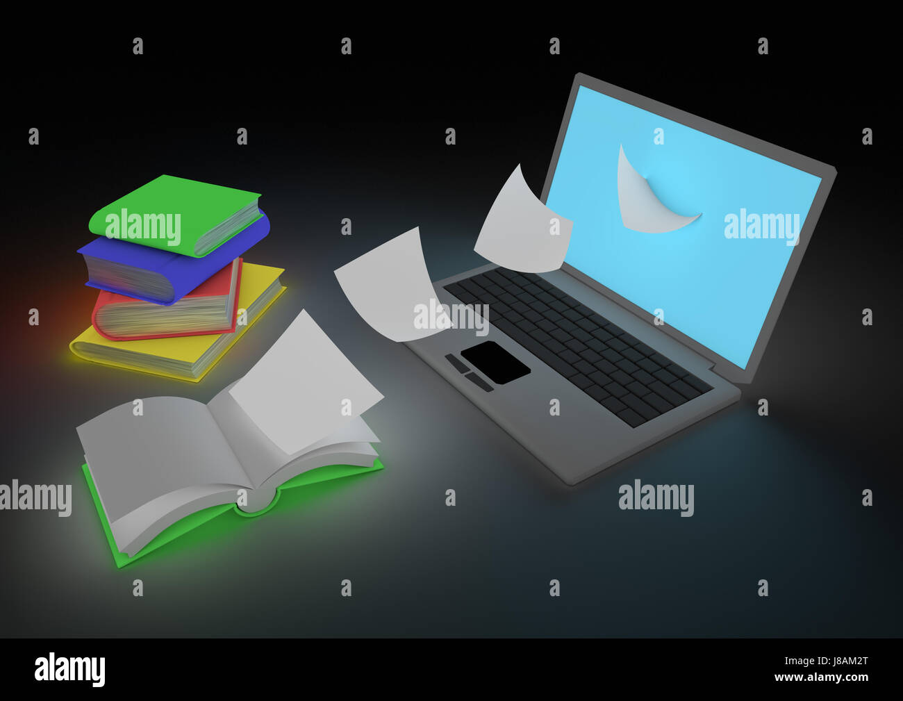 laptop, notebook, computers, computer, digital, library, book, laptop ...