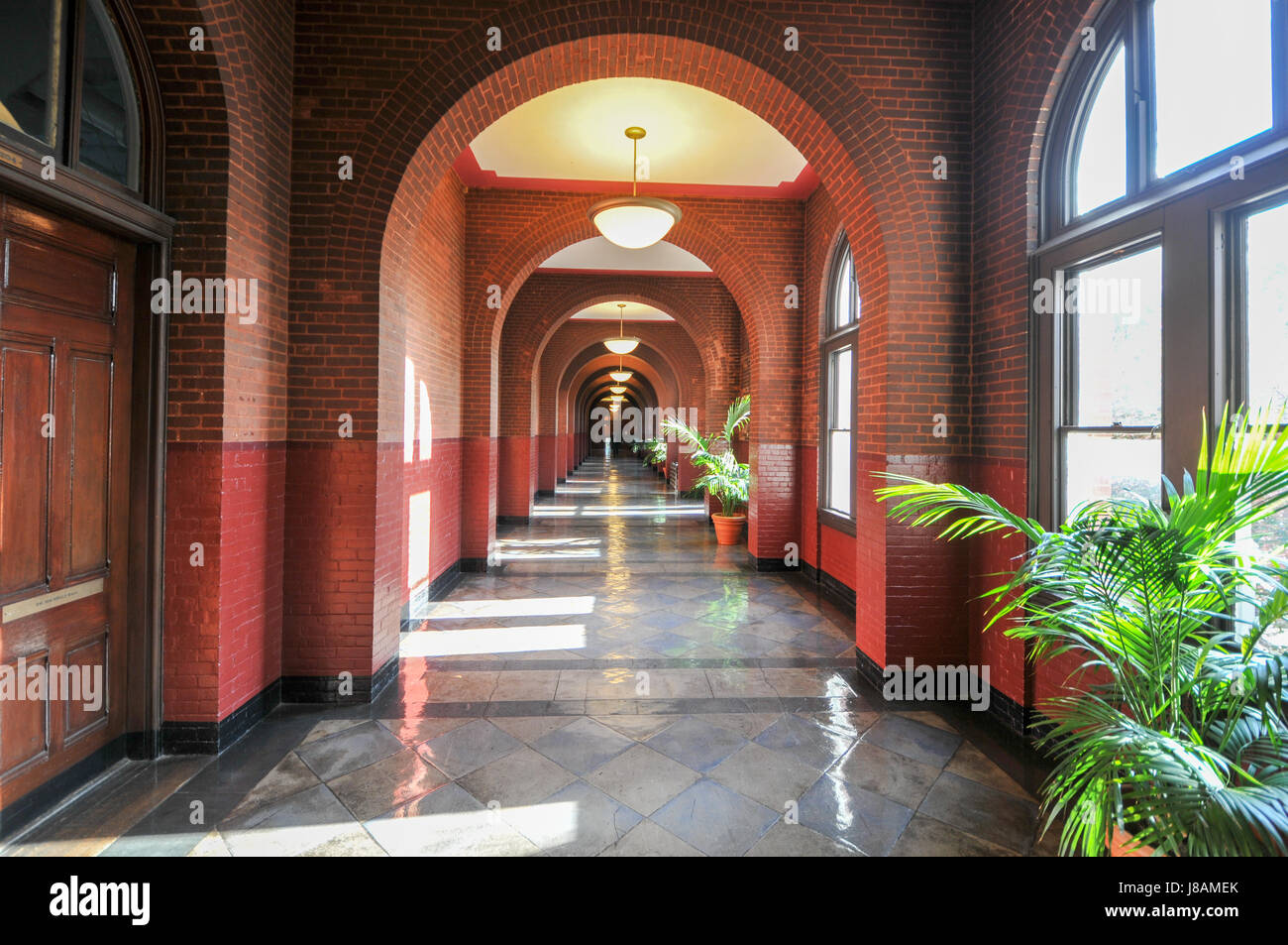 Georgetown University main building hall in Washington DC - United ...