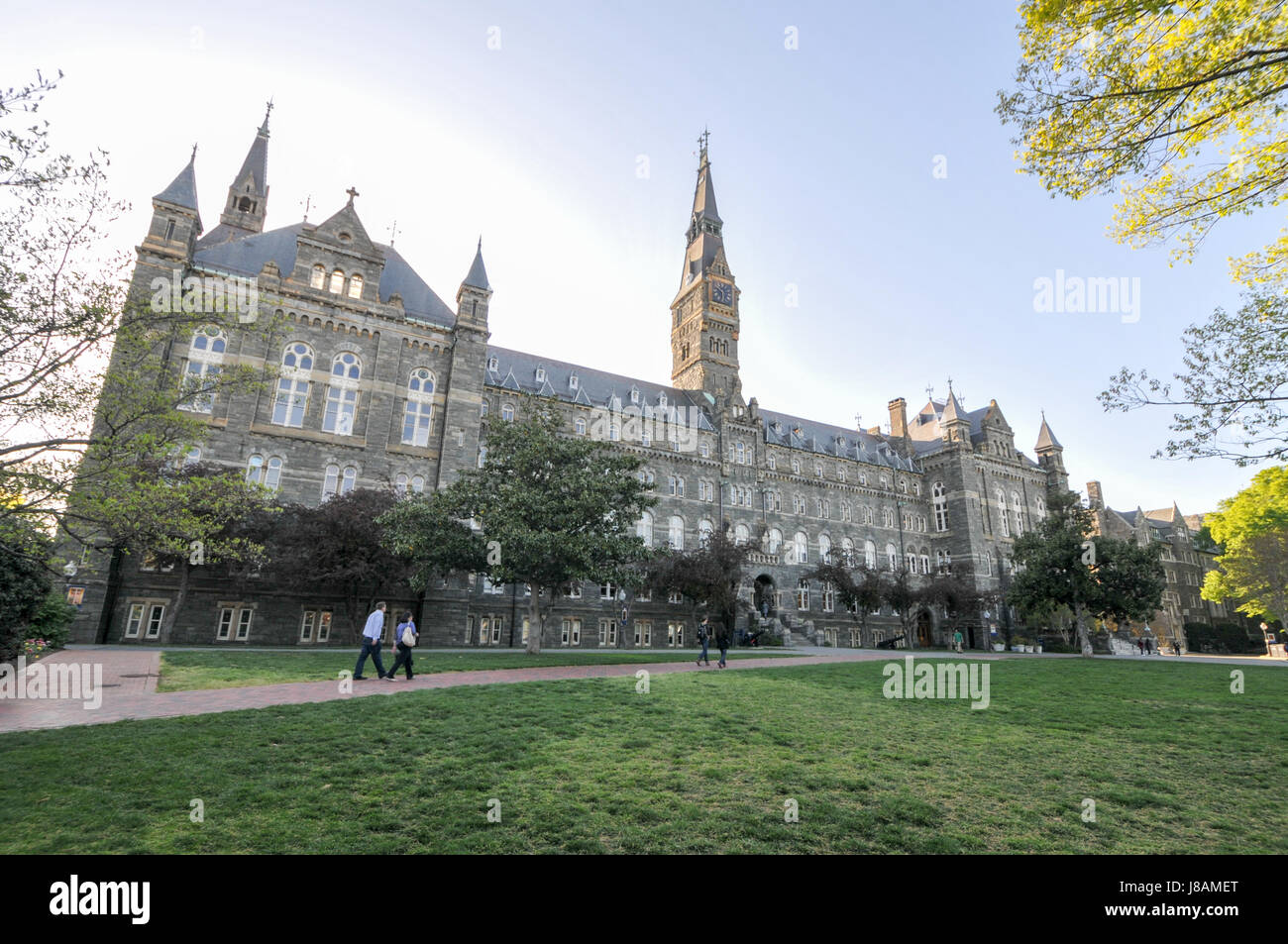 Georgetown University main building in Washington DC - United States ...