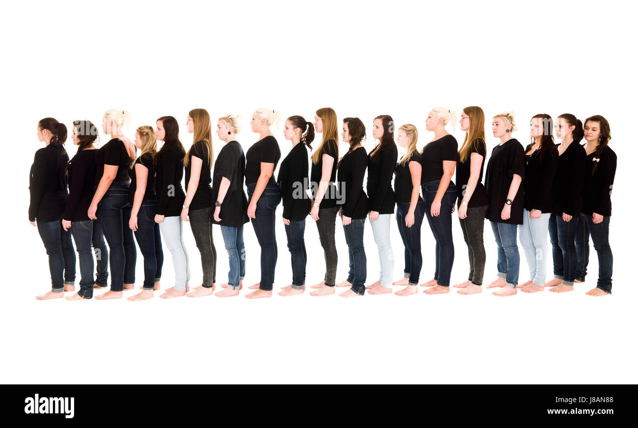 profile, wait, waiting, humans, human beings, people, folk, persons ...