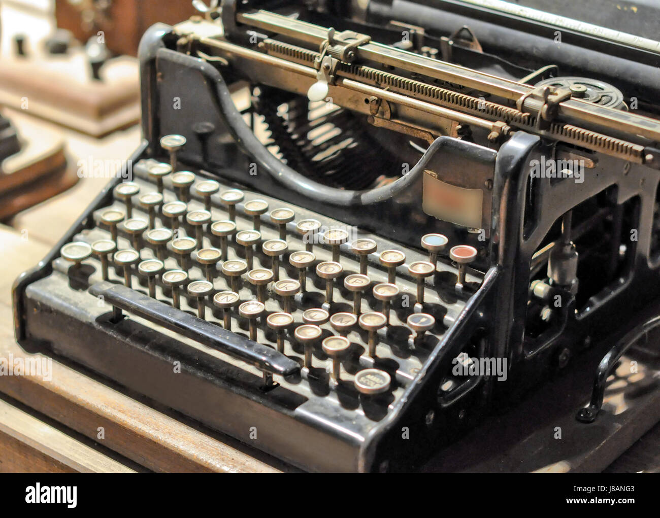 object, objects, detail, vintage, typewriter, mechanical, old, robot ...