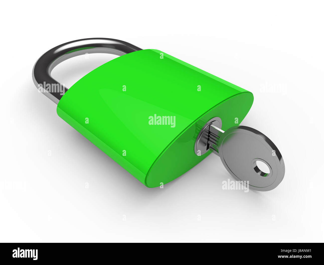 lock, close, object, single, isolated, model, design, project, concept ...