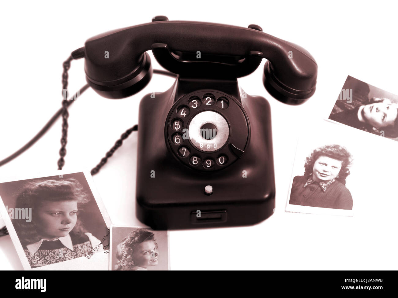 telephone, phone, apparatus, nostalgia, retro, photographies, age, girl ...