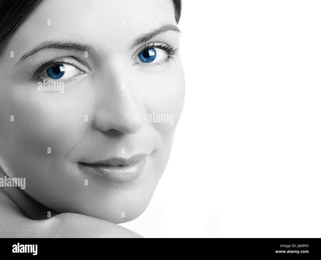 woman, beautiful, beauteously, nice, health, face, portrait, eyes ...