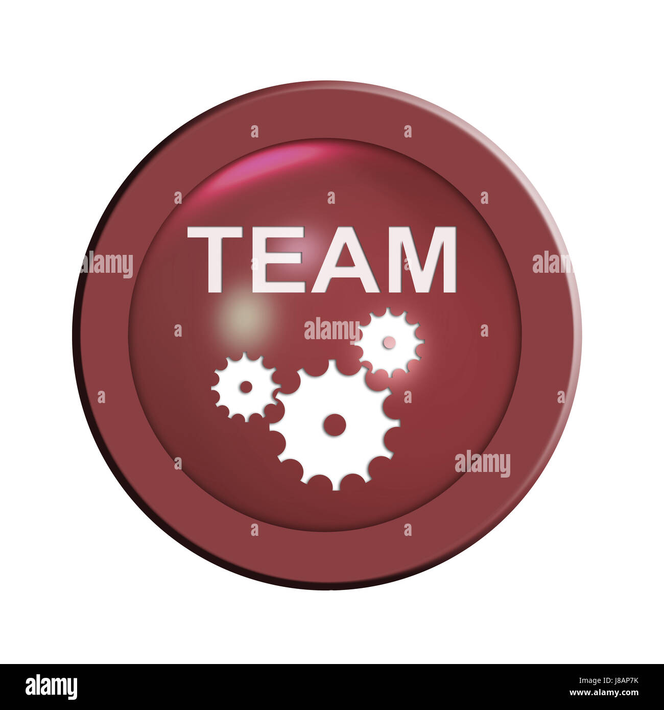 Teamwork symbolism Cut Out Stock Images & Pictures - Alamy