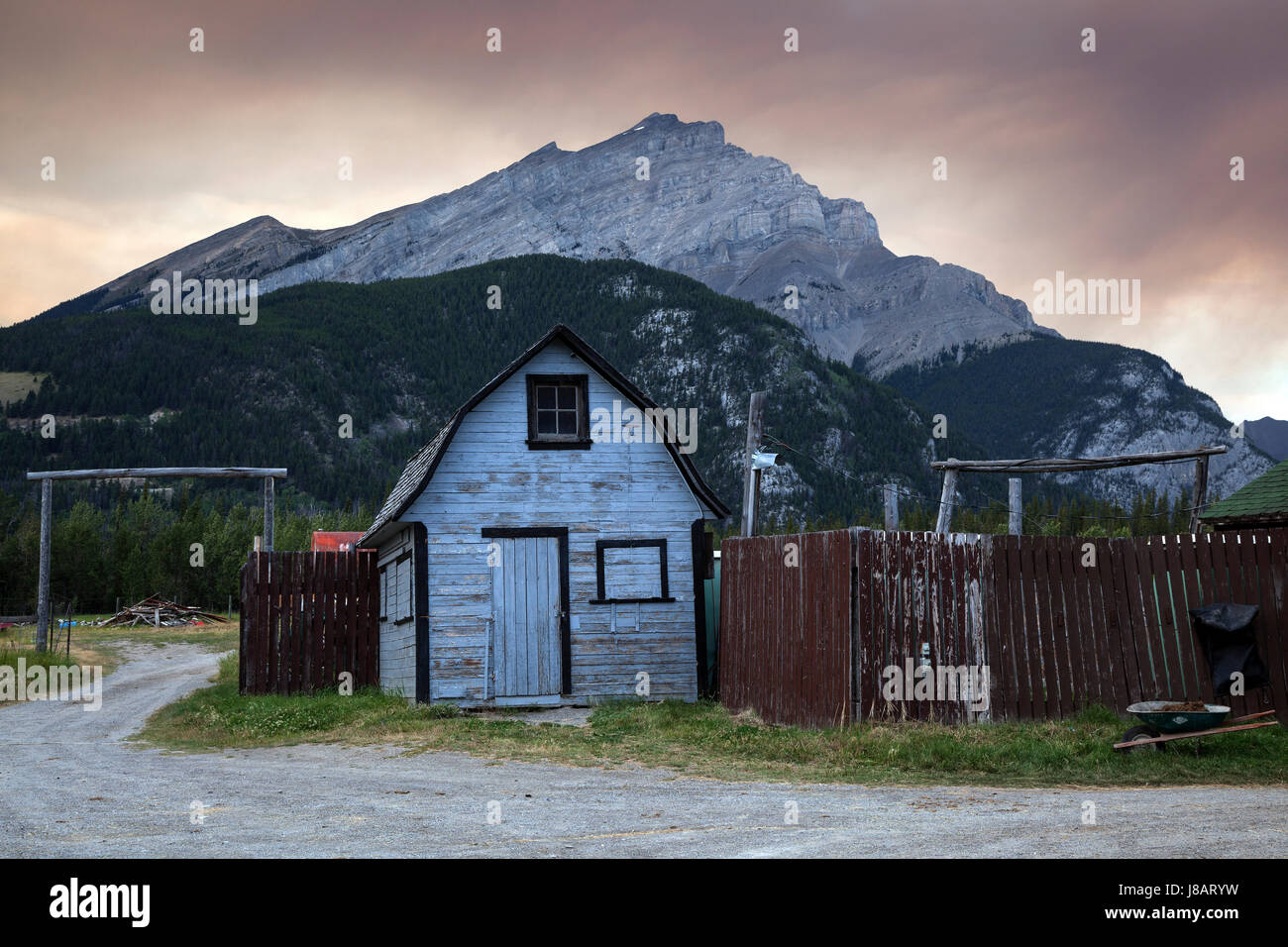 Old Ranch, Banff, Alberta, Canada Stock Photo - Alamy