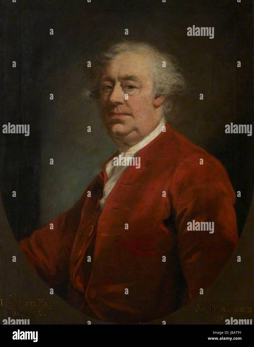 This portrait of John Arscott by James Northcote captures the likeness ...