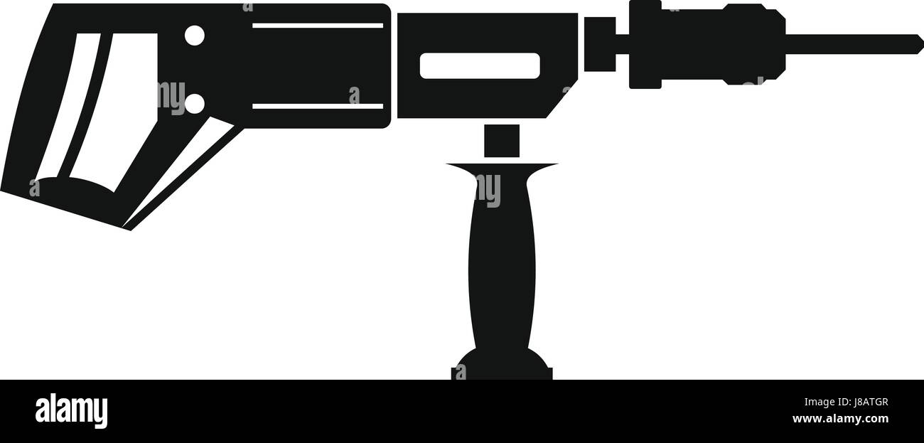 Electric drill, perforator icon simple Stock Vector Image & Art - Alamy