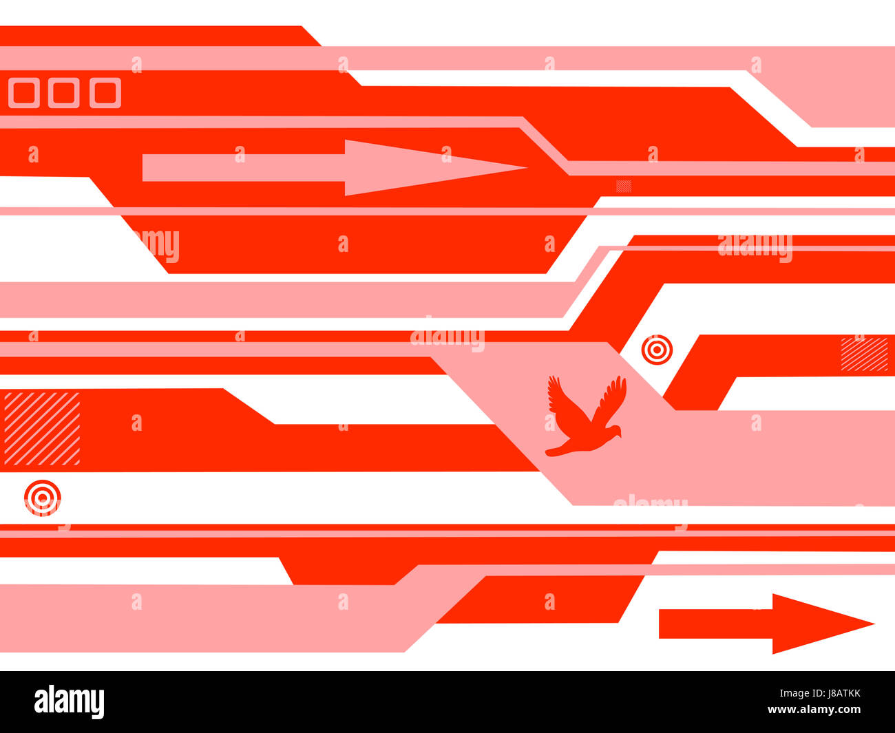 lines, illustration, futuristic, digital, element, technology, abstract ...
