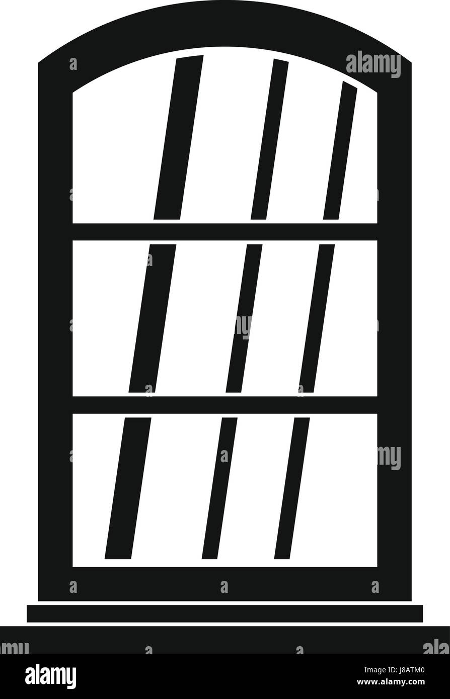 Old narrow window Stock Vector Images - Alamy