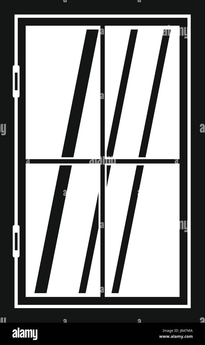 Closed window icon simple Stock Vector Image & Art - Alamy