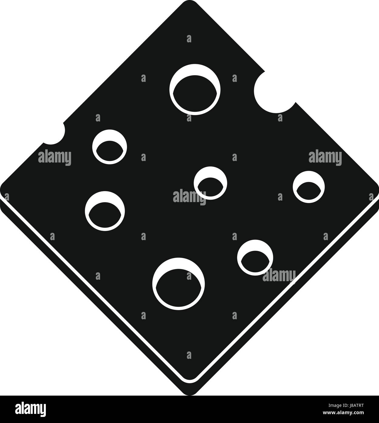 Block of cheese sliced Stock Vector Images - Alamy