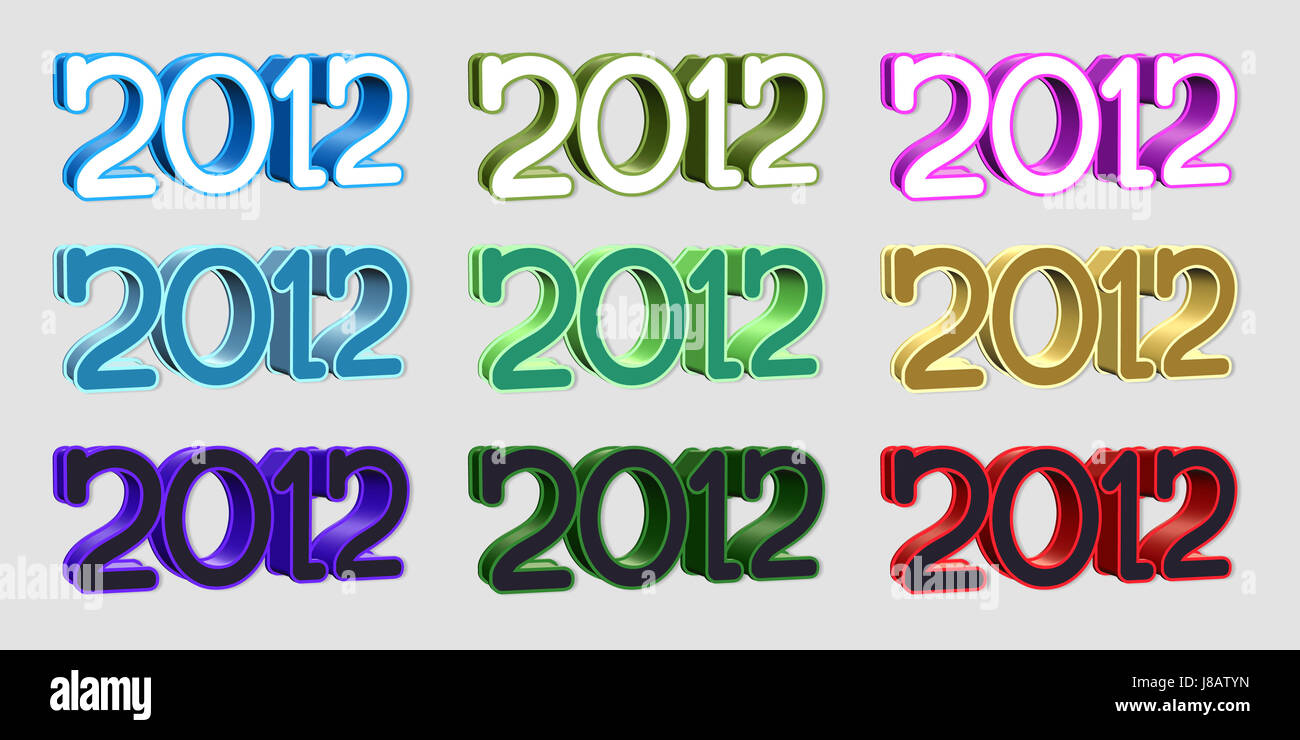 2012 years hi-res stock photography and images - Alamy