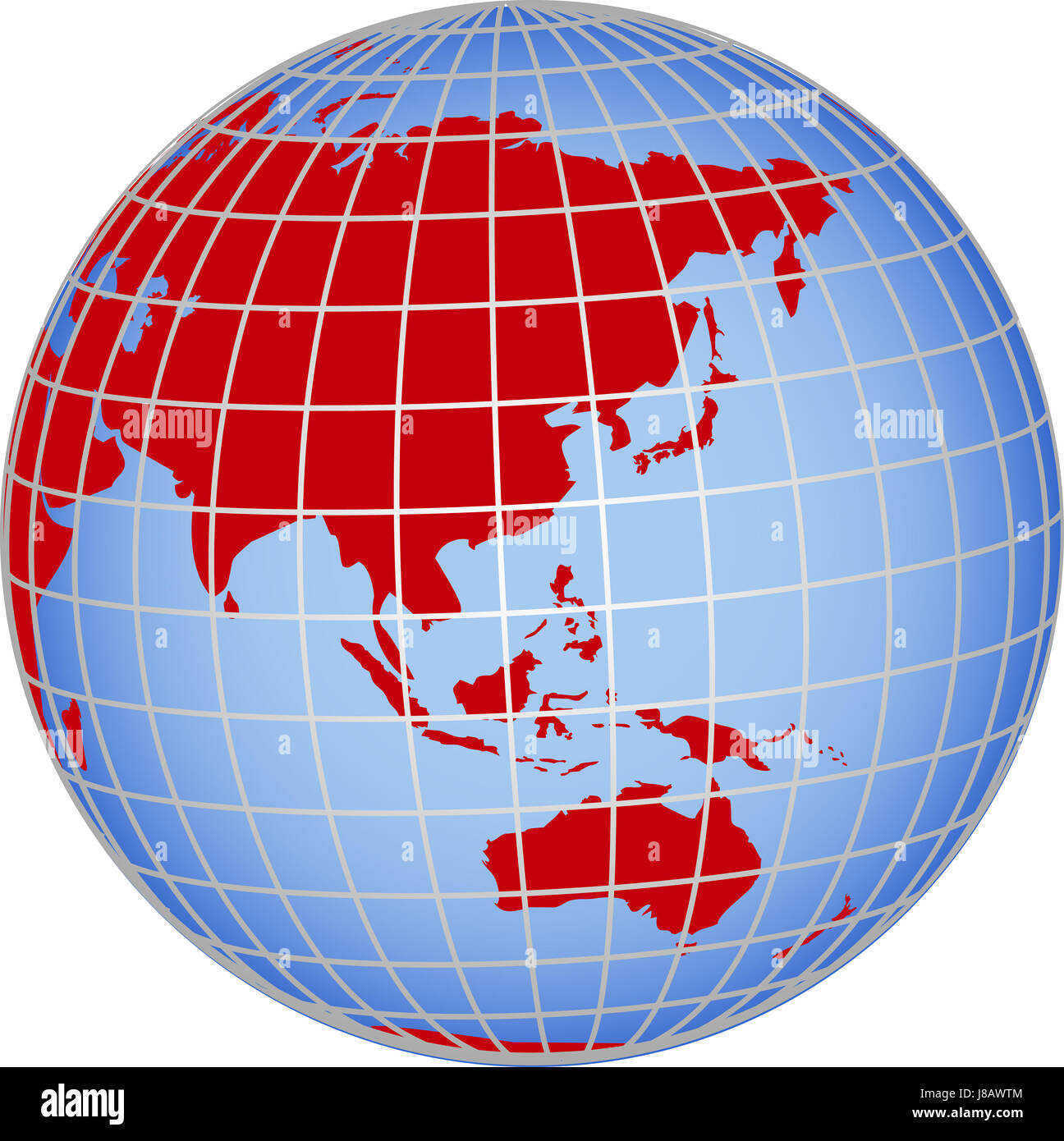globe asia australia Stock Photo - Alamy