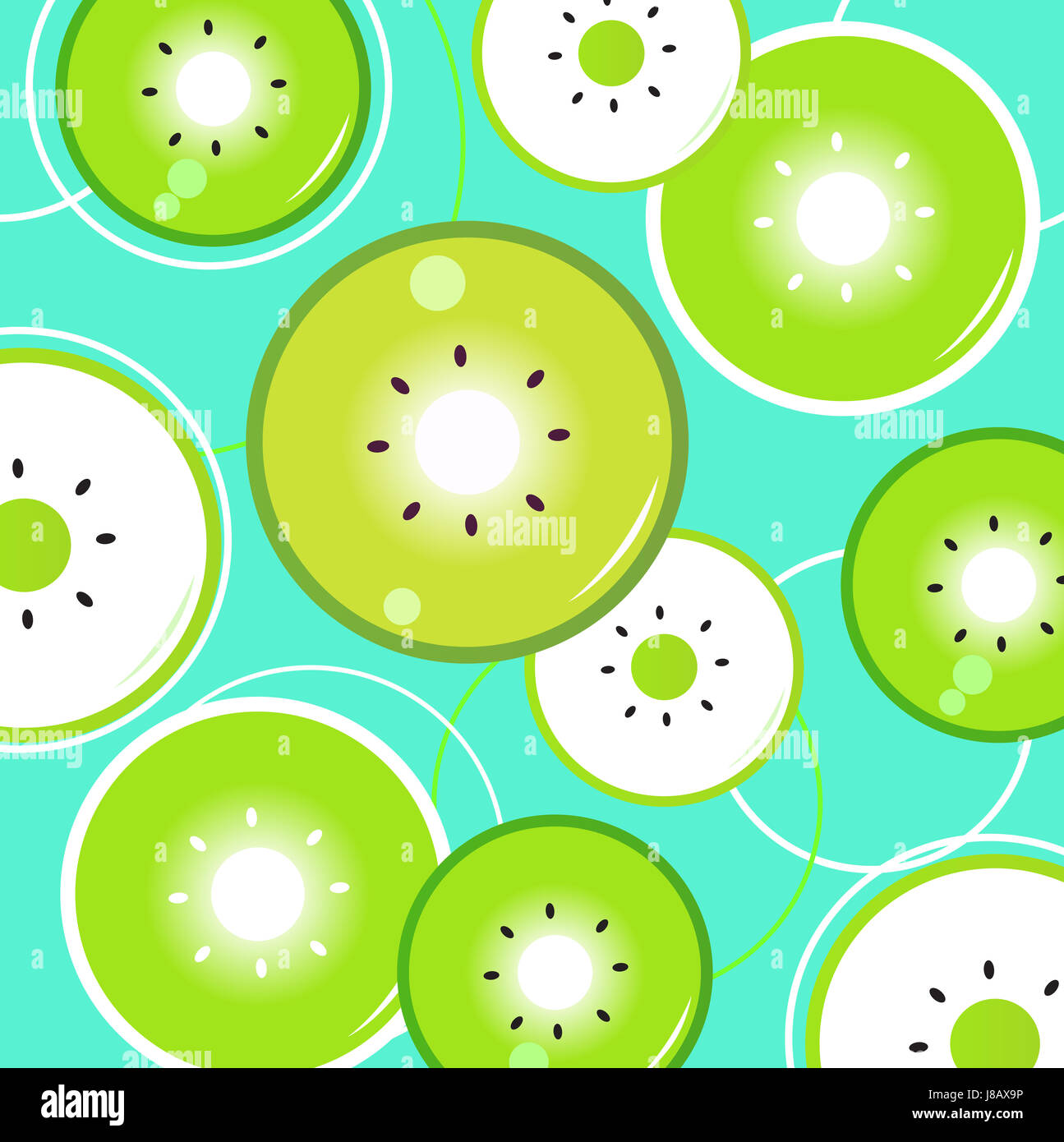 fruit, abstract, pattern, vector, backdrop, background, texture, green ...
