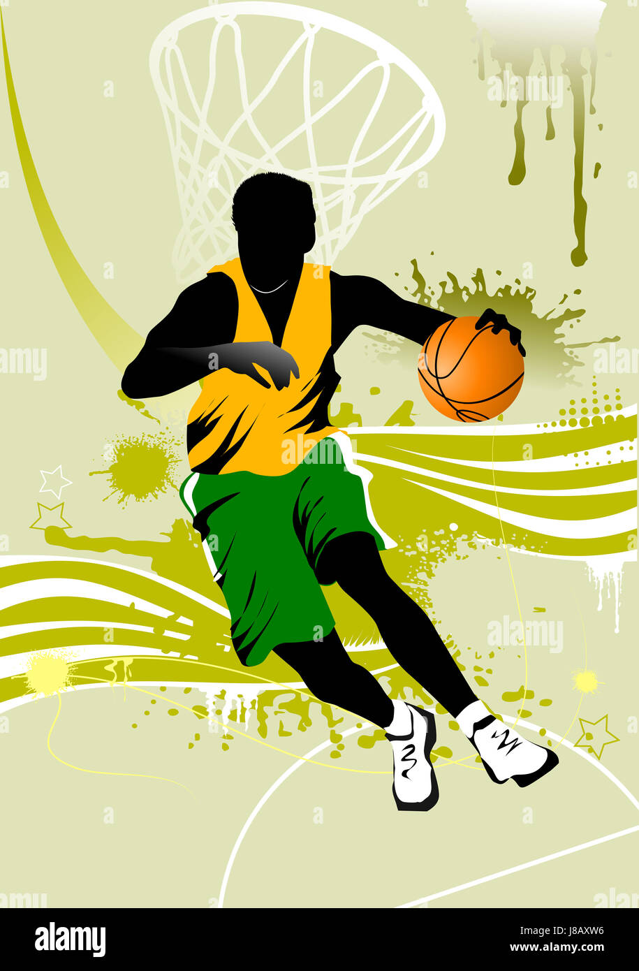 Action basketball block sports tournament hi-res stock photography and ...