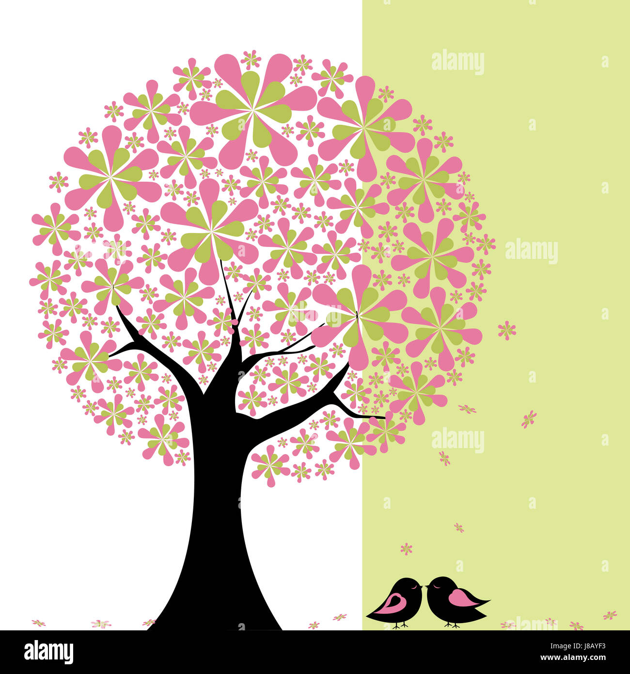 leaf, tree, bird, flower, plant, abstract, backdrop, background, fall ...