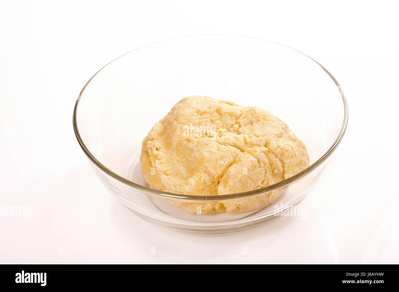 cake mix in glass bowl Stock Photo - Alamy