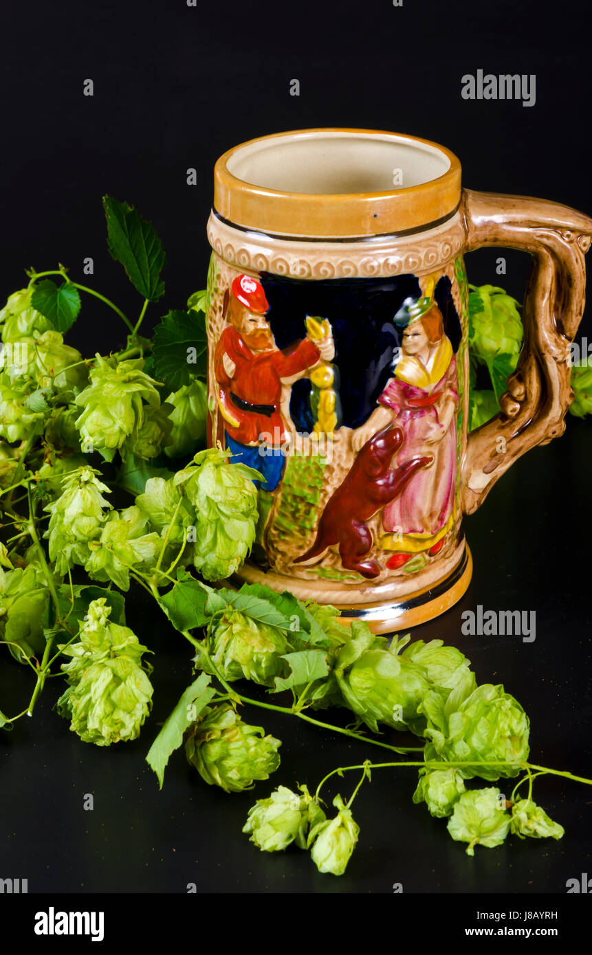 Munich oktoberfest beer stein detail hi-res stock photography and ...