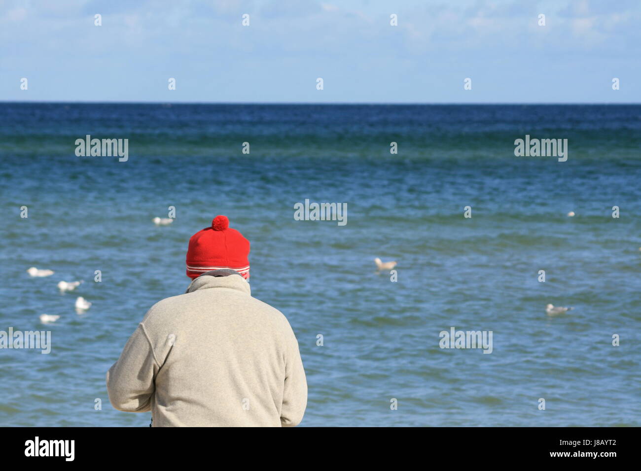 man on the sea Stock Photo - Alamy