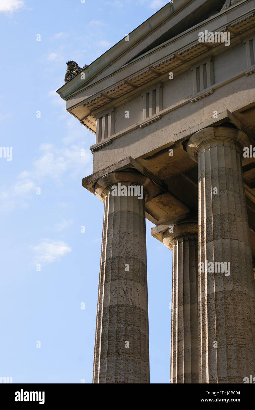historical, temple, monument, memorial, columns, style of construction ...
