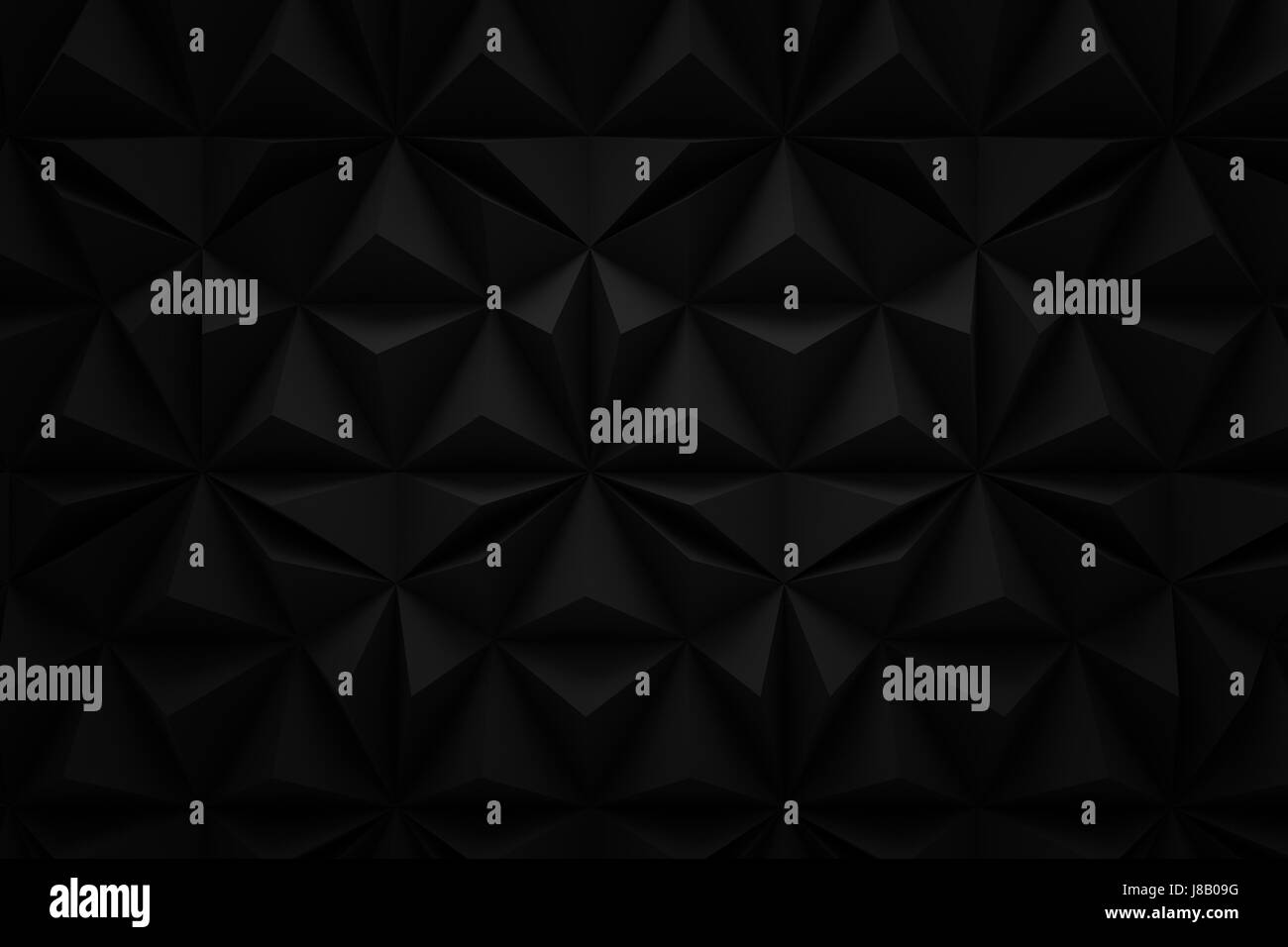 abstract black polygon shape 3d render background Stock Photo - Alamy