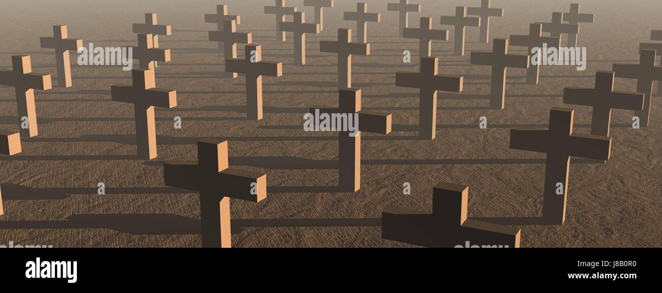 Headstone cross illustration hi-res stock photography and images - Alamy