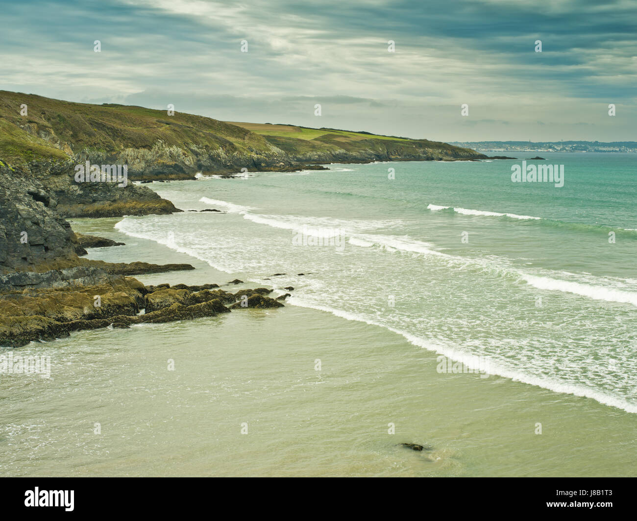atlantic ocean, salt water, sea, ocean, water, france, bay, brittany ...