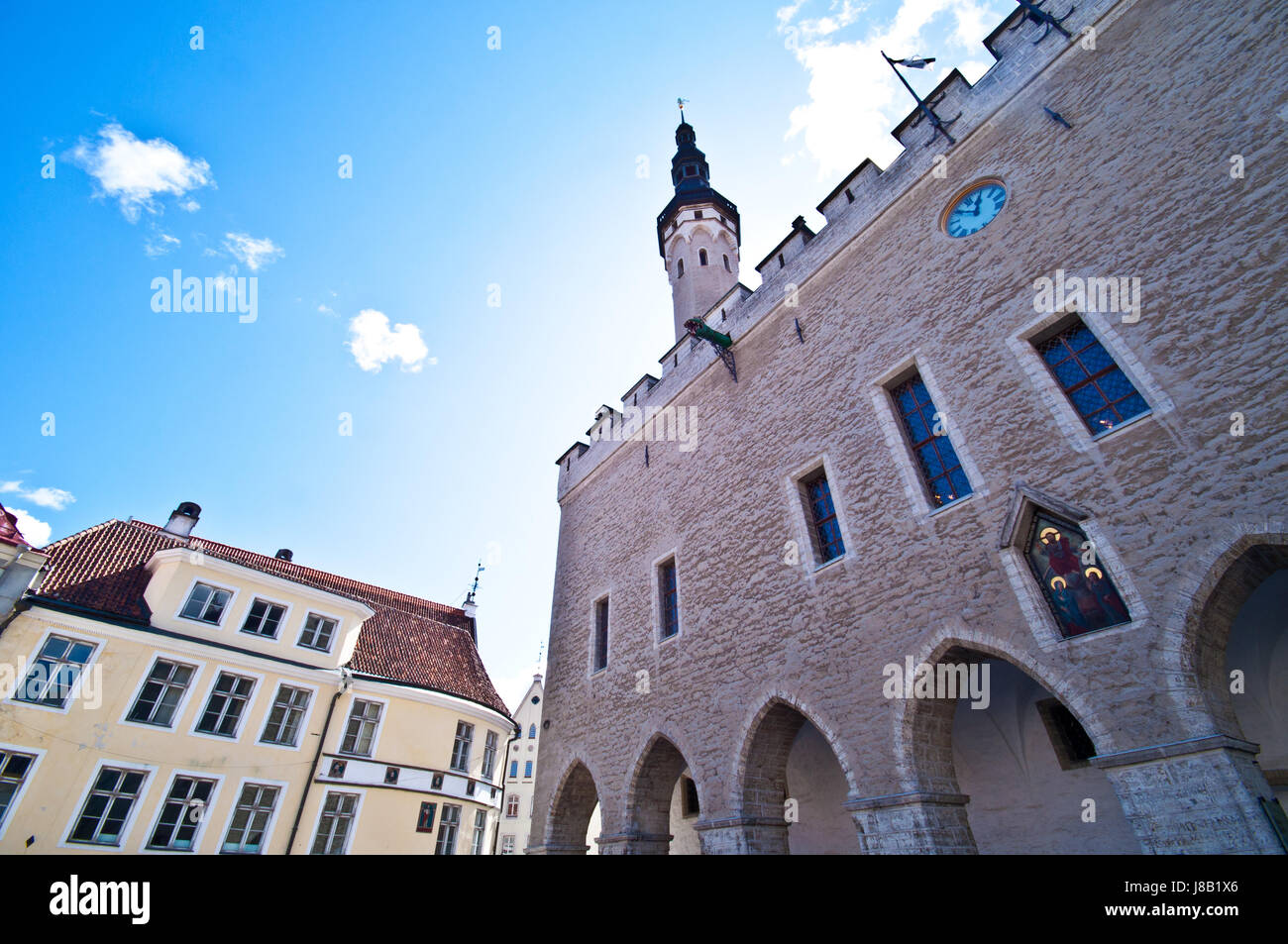 hall, house, building, tower, city, town, monument, stone, antique ...