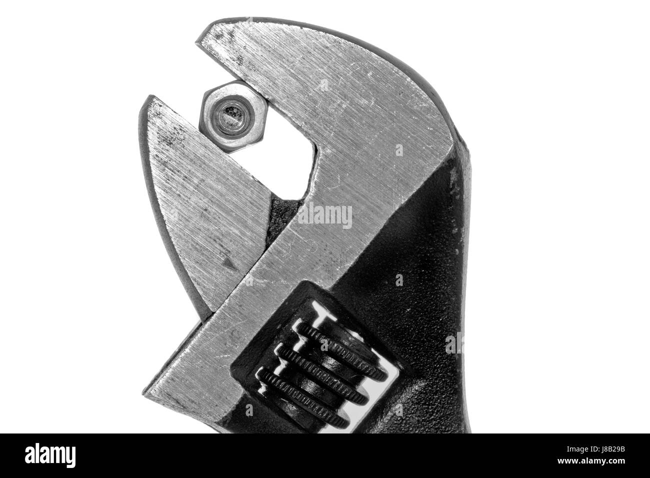 tool, object, repair, steel, wrench, adjustable, tool, object, isolated ...